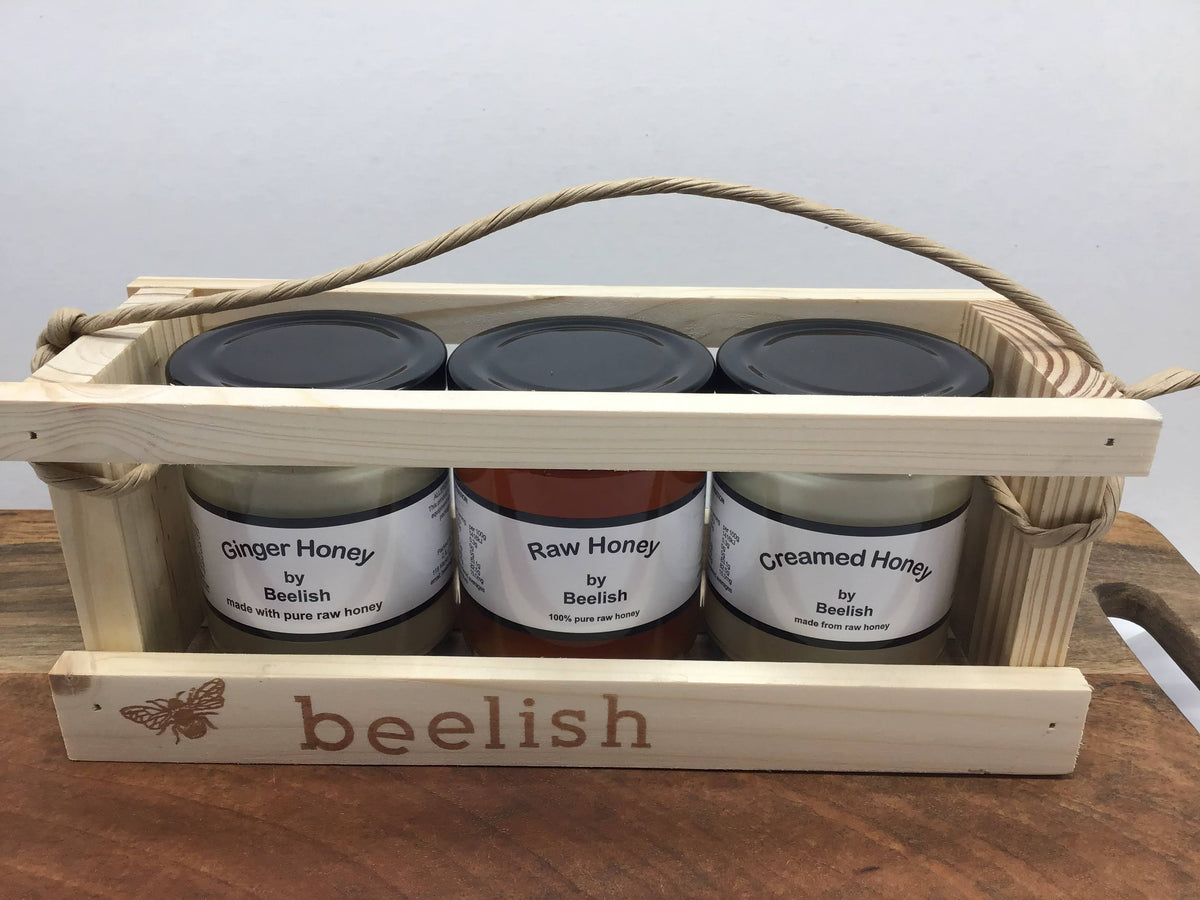 Honey Crate - 3 Jars of honey varieties – Beelish